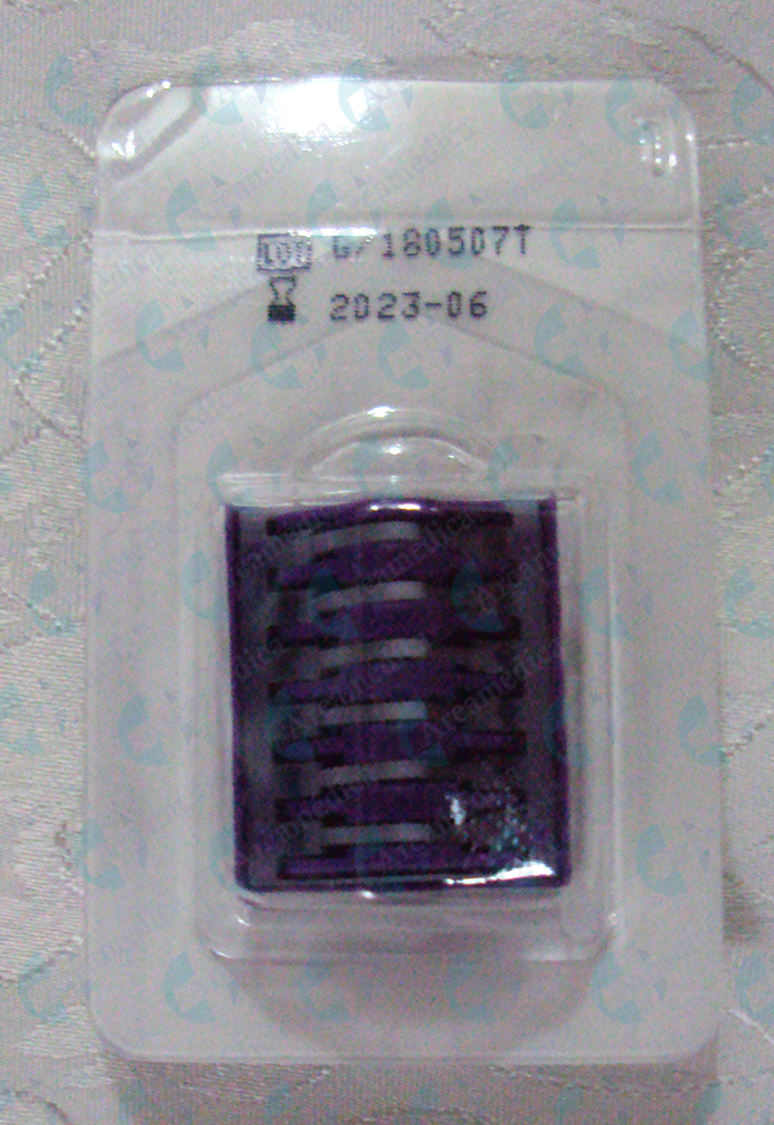 CLIPS HEMOLOCK L MORADO PARA LIGADURA POLIMERO NO ABSORBIBLE