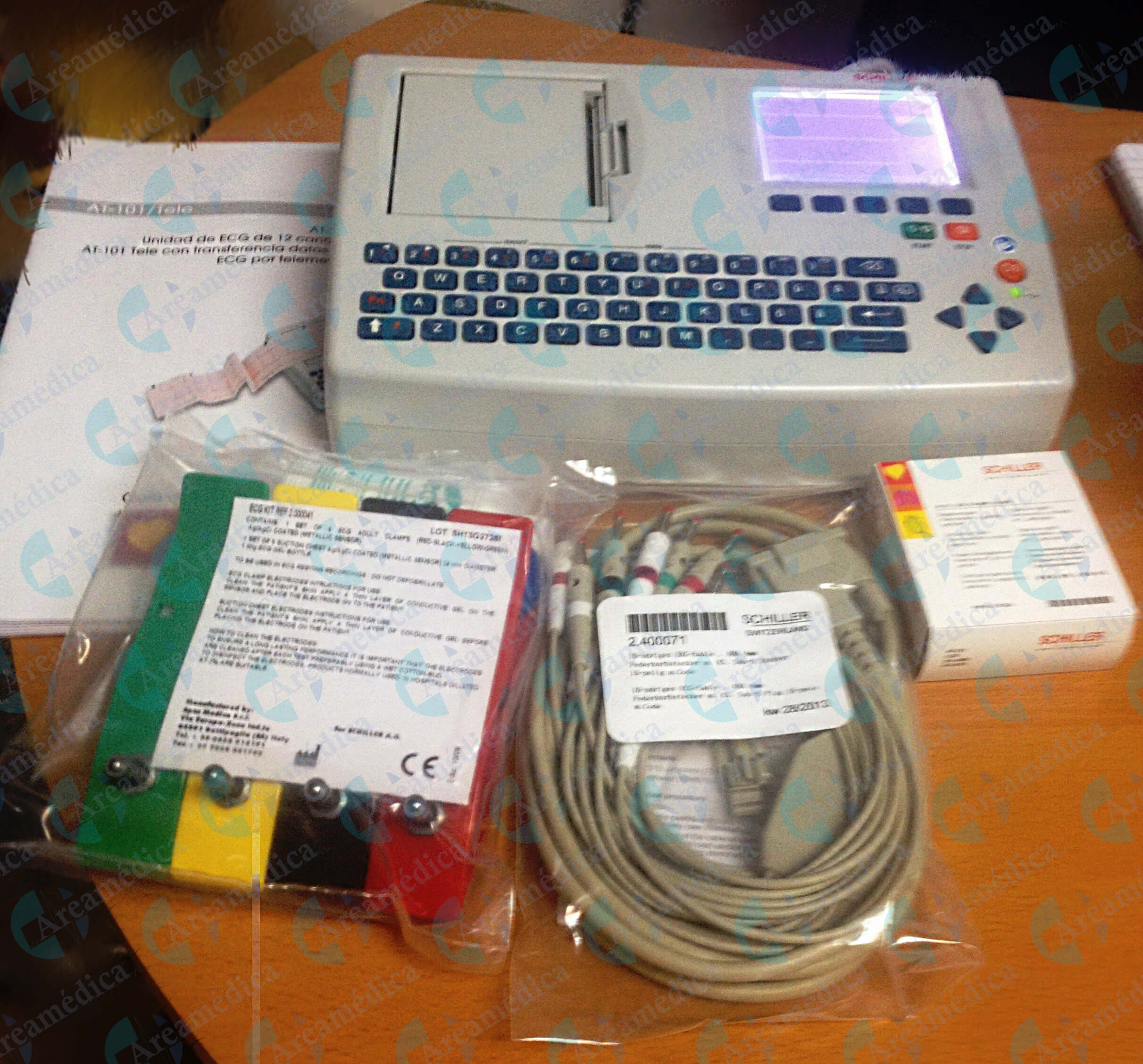 Electrocardiografo ECG de 3 Canales Schiller