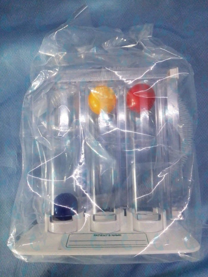 Triflo II ejercitador de respiracion profunda