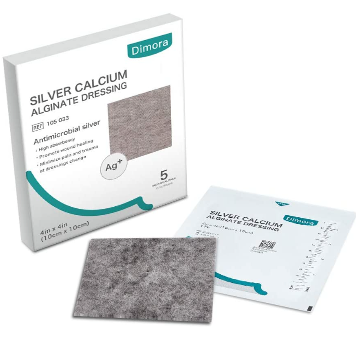 Cutimed Alginato de Calcio y Plata 10cm x10cm 4 Pulg x 4 Pulg Aposito