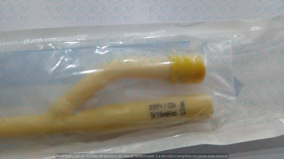 SONDA 2 VIAS LATEX SILICONADO 20FR FOLEY (E) CATETER URETRAL PRECIO POR ...