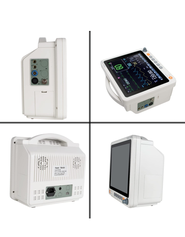 Monitor Multiparametros Portatil 5 Parametros: NIBP,FR, TEMP,ECG ...