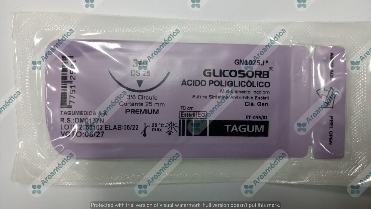 Vicryl 3 0 Curva Cortante V 683 Aguja 3 8C 25mm 70cm Sutura Absorbible Vicryl 3 0 Curva Cortante V 683 Aguja 3 8C 25mm 70cm Sutura Absorbible