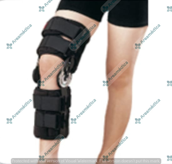Rodillera Articulada Tipo Abrazadera con Bisagra Articulada Ajustable ...