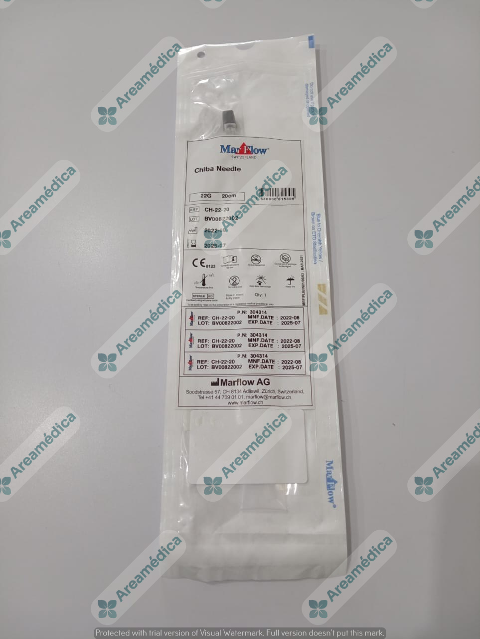 Aguja para Biopsia Chiba 22G x 20cm