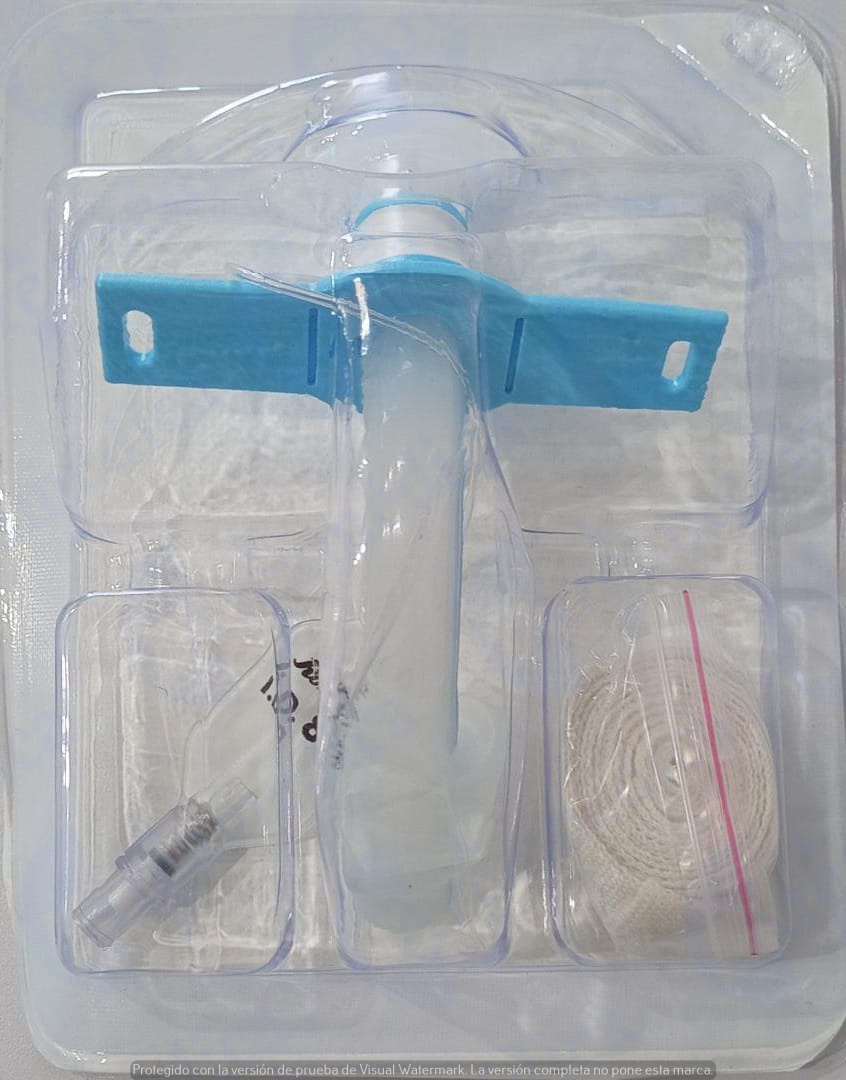 Traqueostomo con balón 8 mm Radiopaco