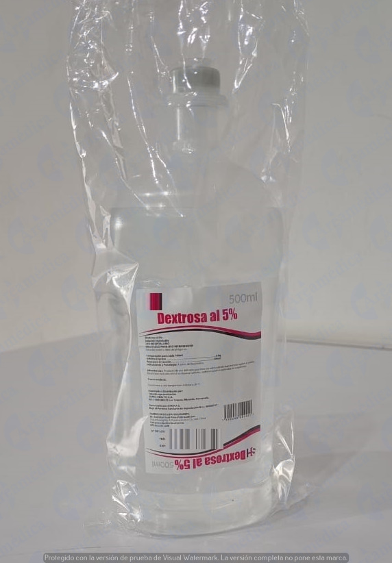 Dextrosa 5 % Agua Destilada 500 ml