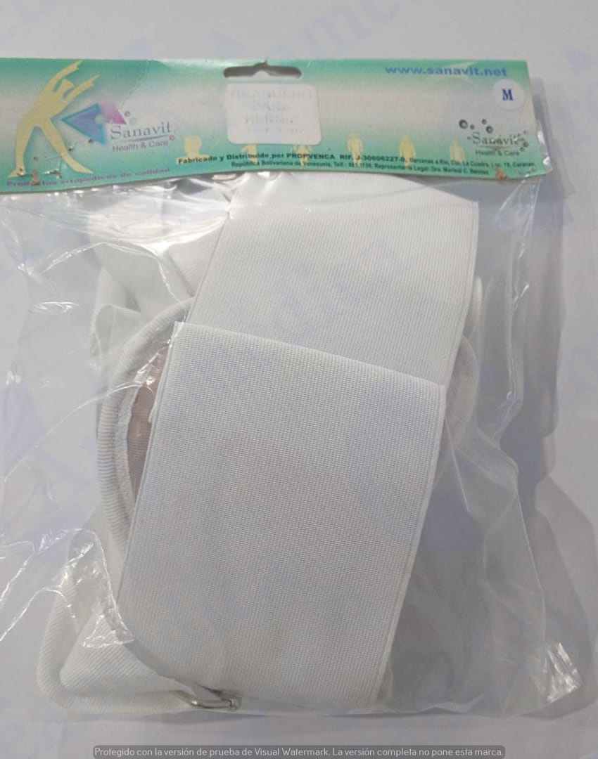 Faja inguinal soporte cinturon hernia (talla M)
