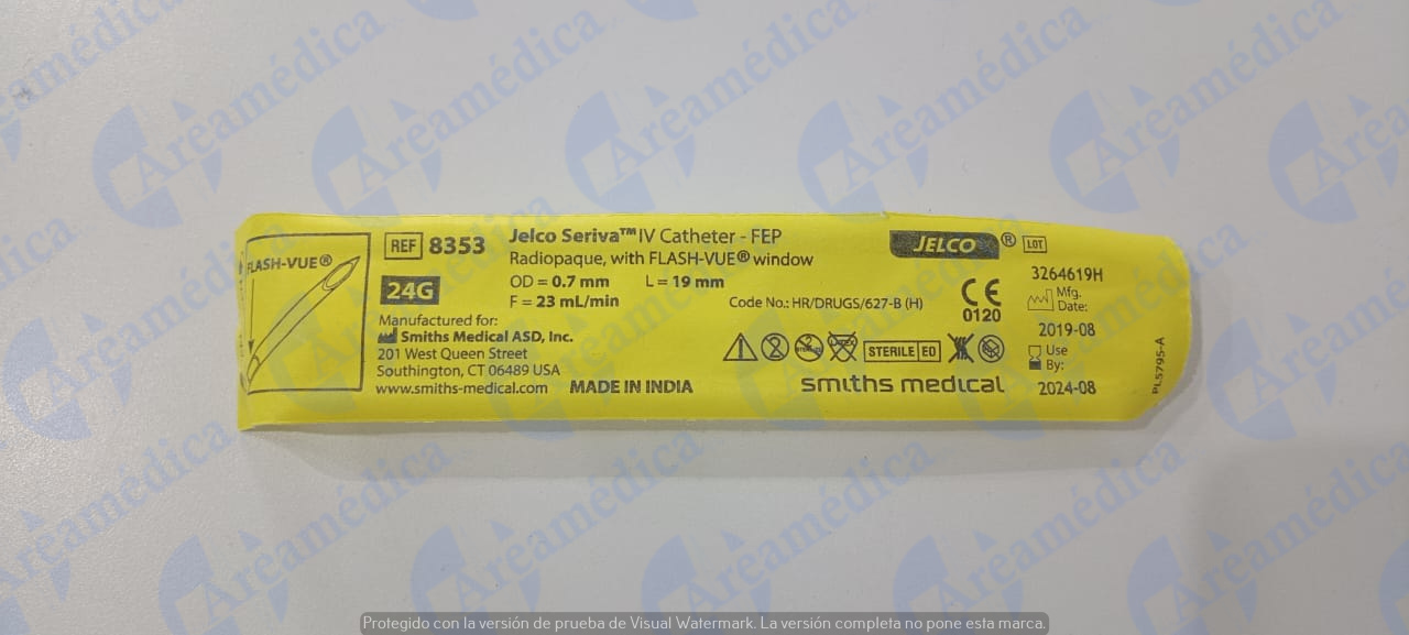 Jelco cateter 24G (Seriva)