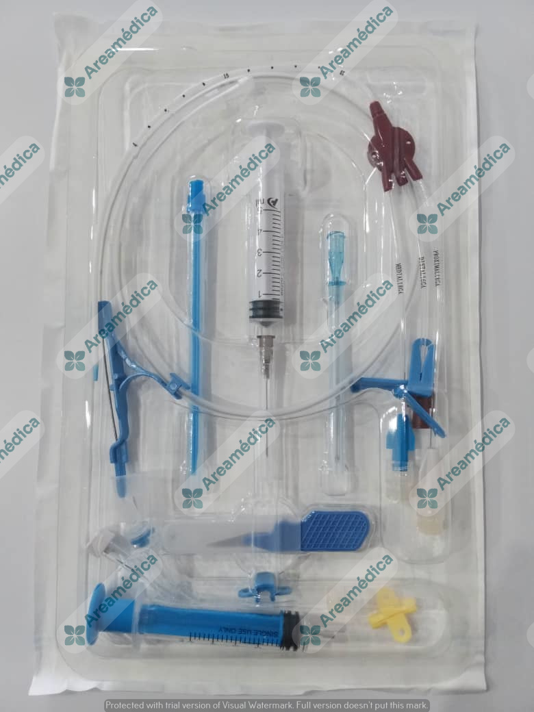 Cateter Trilumen Via Central 7 FR X 20 CM Kit Completo cateter-trilumen-via-central-7-fr-x-20-cm-kit-completo
