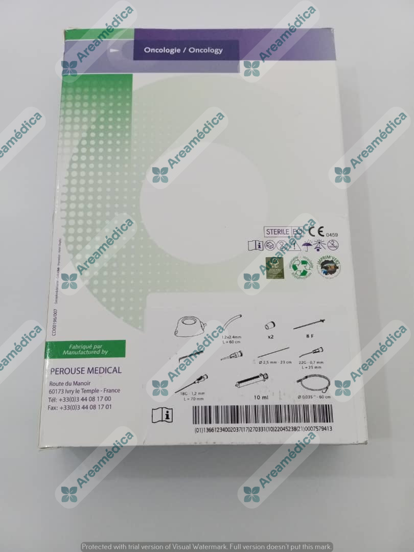 Cateter Puerto Port 8 Fr Implantable Marca Perouse Para Quimioterapia ...