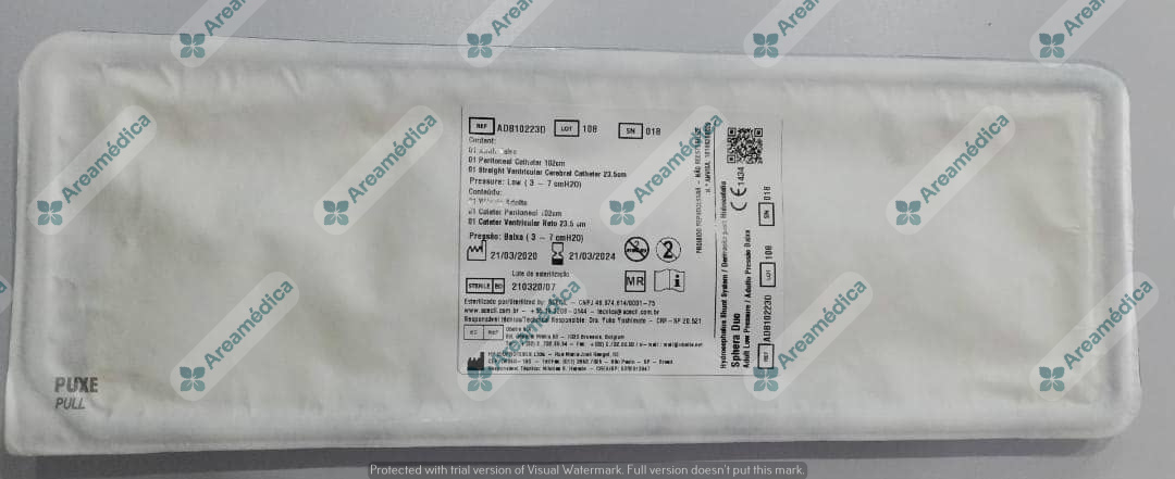 Sistema de Derivacion para Hidrocefalia Valvula Adulto Baja (3-7 CMH20 ...