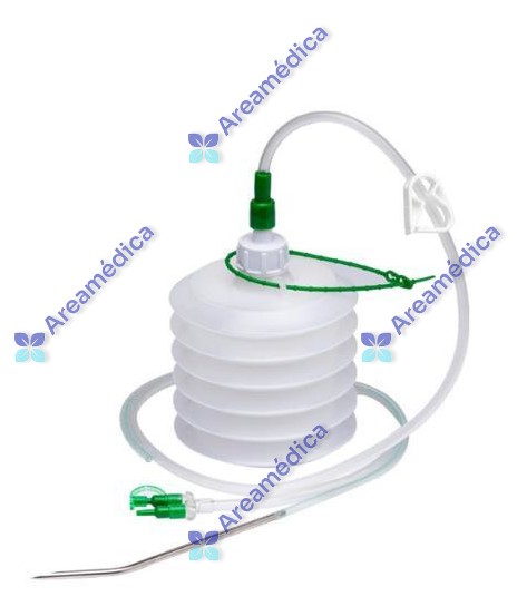 Portovac Equipo Succion Heridas 1/4 PLG (FG 16) 5,3 mm Cap 500 ml