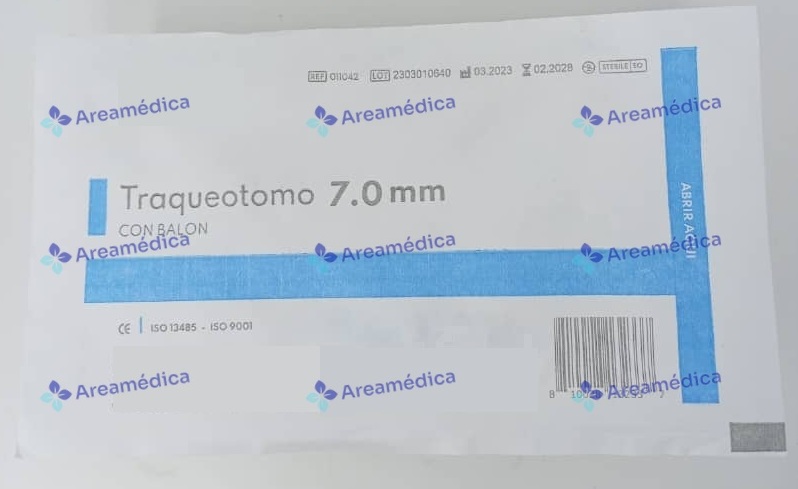 Traqueostomo 7.0 mm con Balon Traqueotomo Descartable Tubo de ...