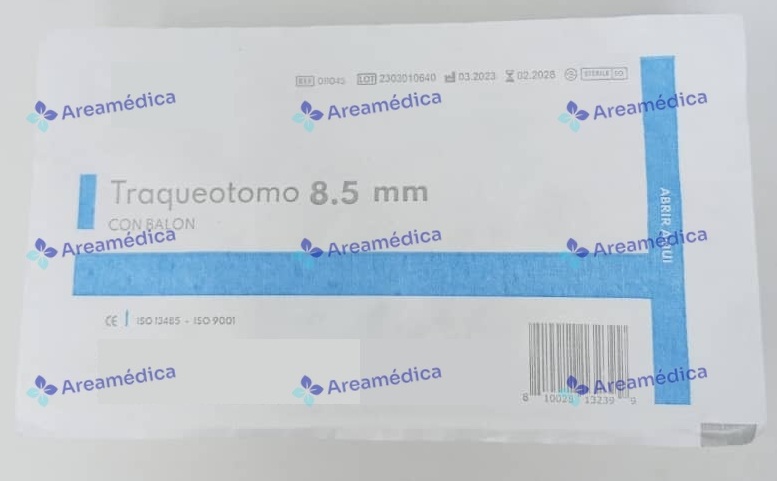 Traqueostomo 8.5 mm con Balon Traqueotomo Descartable Tubo de ...