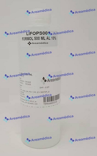 Formol Presentacion De 500 ml al 10%