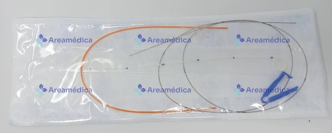 Cateter Doble J Ureteral 6Fr x 26cm Incluye Guia De Acero Empujador ...