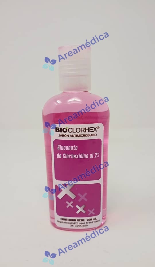 Bioclorhex Jabon 200 Ml Gluconato De Clorhexidina al 2% 200ml (E )