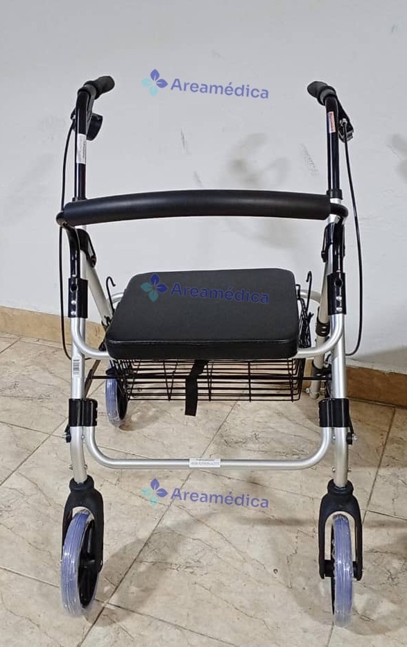 Andadera Multifuncional Adulto Plegable en Aluminio/Acero cromado con ...