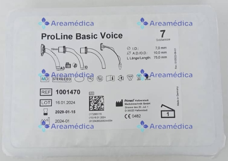 Traqueostomo Sin Balon Fenestra 7mm Valvula Fonatoria Basic Voice Ajuste Presion