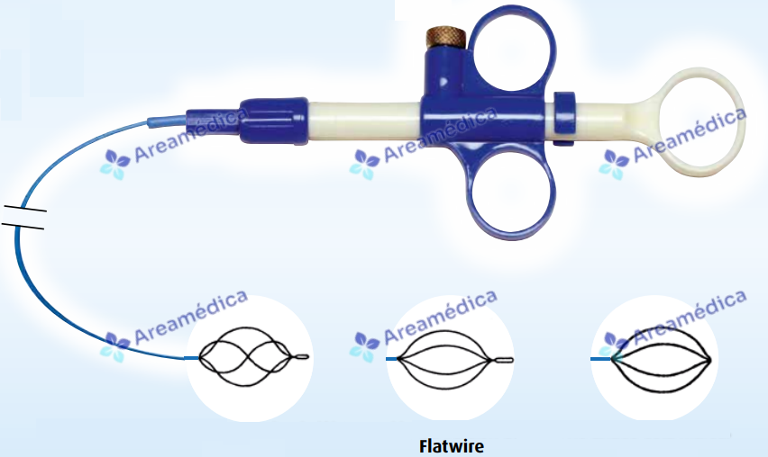 Cesta de Dormia 3 Fr x 4 Hilos Punta Plana Cesta para Extraccion D ...