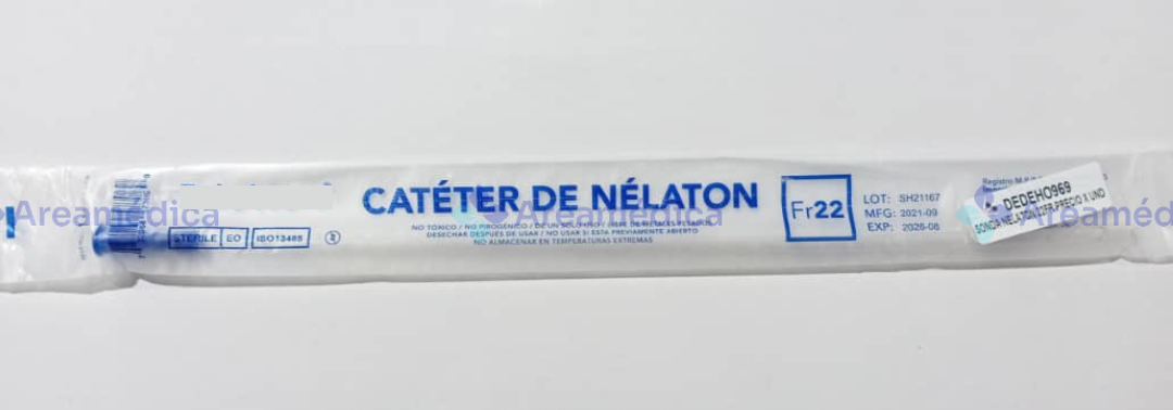 Sonda Nelaton 22FR 1 Via Sonda Vesical