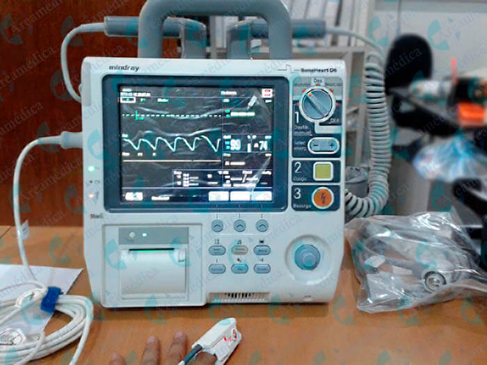 Monitor desfibrilador Bifasico Mindray D6 Benheart
