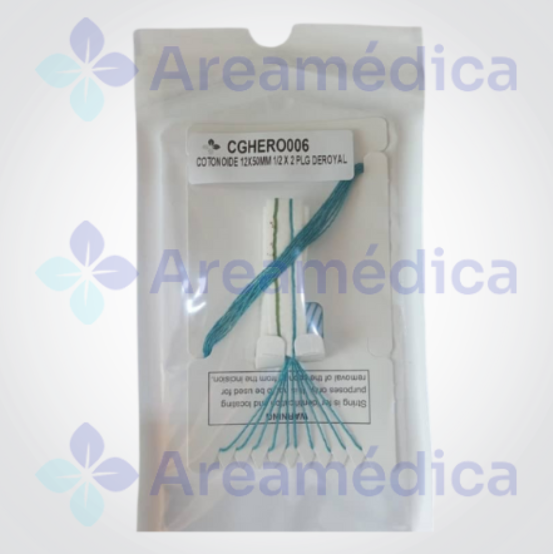 Cotonoide 12X50MM 1/2 X 2 PLG Sobre X 10 Und Cotonoides