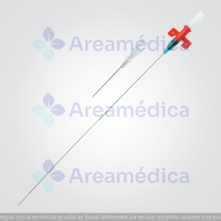 Cateter Arterial 18G X 10CM Ecogenico Aguja 19G X 5.2CM Guia 0.71MM X 30CM