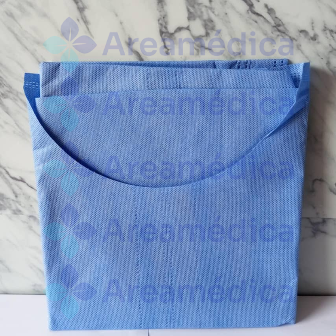 Bata Paciente 40GR Estandar Descartable Tela SMS Sin Empaque Granel