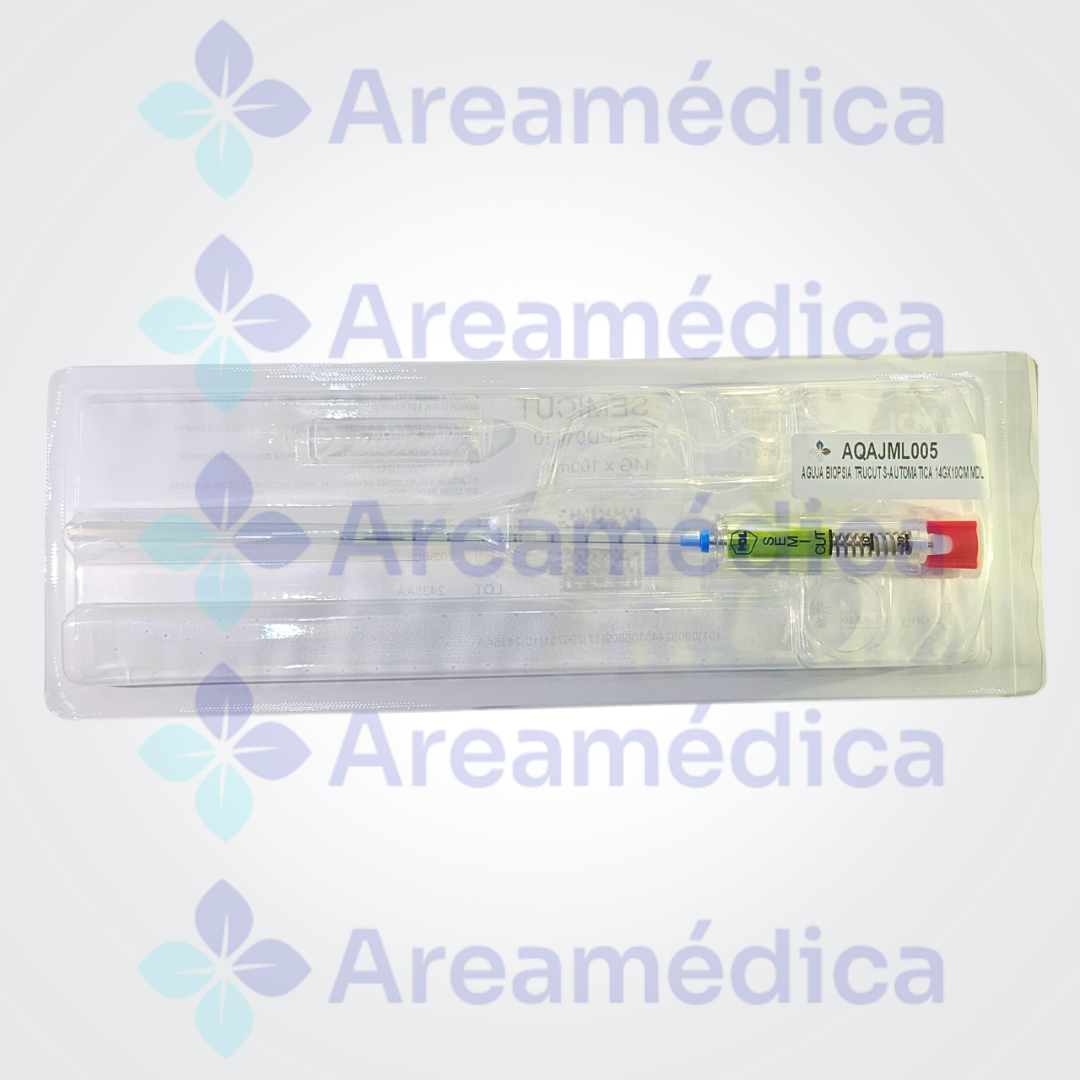Aguja Biopsia Semiautomatica 14GX10CM