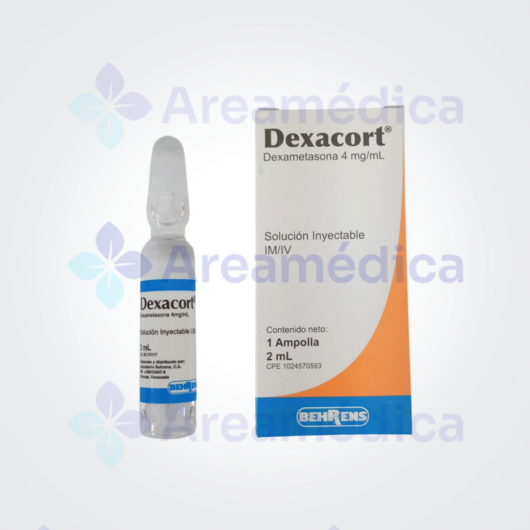 DEXAMETASONA 4MG/ML INYECTABLE ANTIFLAMATORIO 2ML PRECIO X UNIDAD DEXACORT