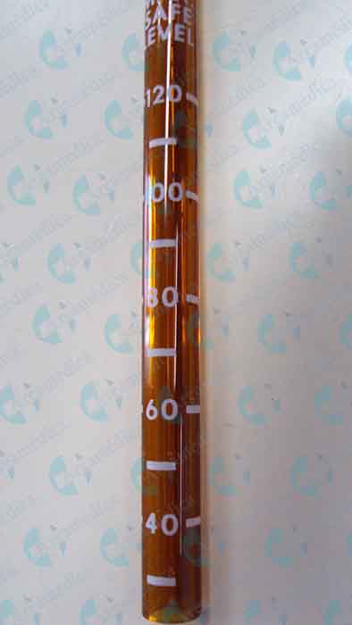 Columna de Vidrio Ambar Pequeña para Vaporizador Vernitrol